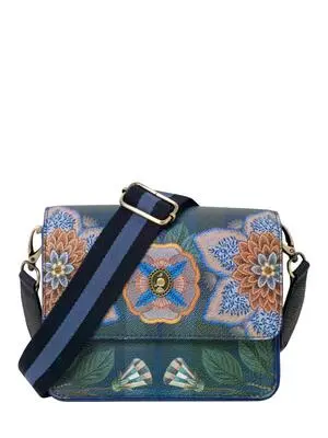 PIP STUDIO Fenna Floral-print Cross Body Bag - Blue