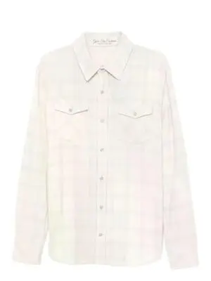 GOD'S TRUE CASHMERE Clarity Ombre Cashmere Shirt - Neutrals