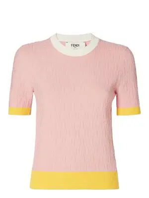 Fendi Ff Jacquard Jumper - Multicolour