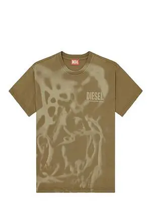 DIESEL T-norm-v7 Laser-print Cotton-jersey T-shirt - 51f