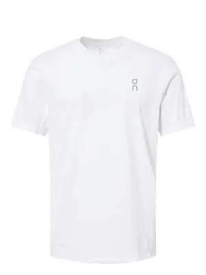 On Train-t Graphic-print Woven T-shirt - White