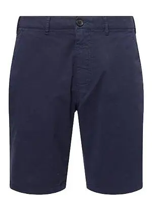 Paul Smith Regular-fit Stretch-cotton Shorts - Blue