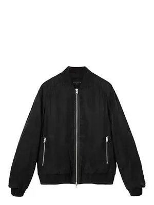 ALLSAINTS Regular-fit Woven Bomber Jacket - Black
