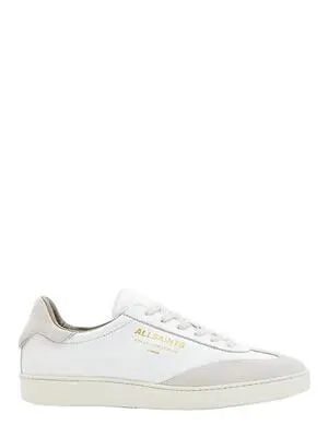 ALLSAINTS Thelma Logo-embossed Leather Low-top Sneakers - White