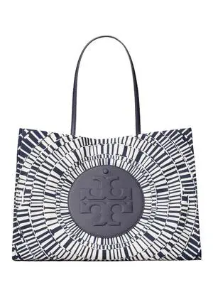 Tory Burch Ella Print Tote - Navy Circle