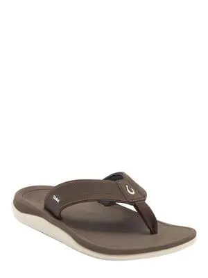 Olukai Ahi Kai Flip Flop - Dark Java/dark Java