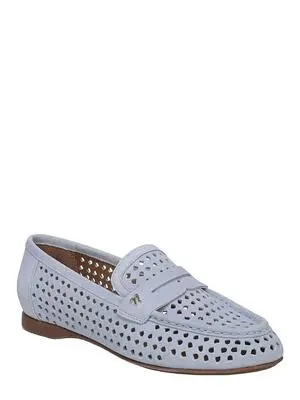 Naturalizer Bloom Perforated Penny Loafer - Ice Blue