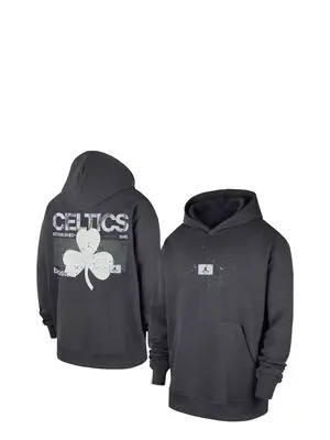 JORDAN BRAND Boston Celtics Statement Jumpman Flight Premiere Hoodie - Anthracite