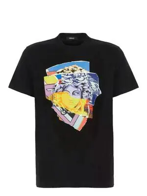 Versace Graphic-print T-shirt - Black