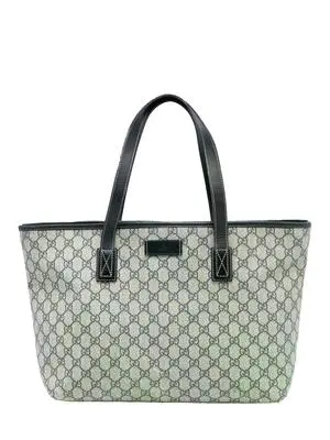 Gucci Gg Supreme Tote Bag - Brown