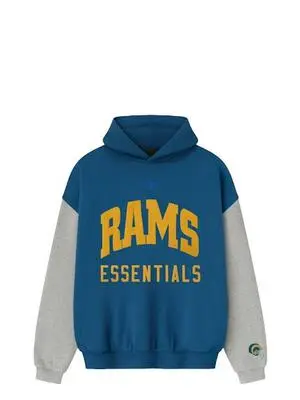 Fear Of God Essentials Rams Sport Hoodie - Blue Sapphireconcrete Heather
