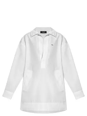 Dsquared2 V-neck Dress - White