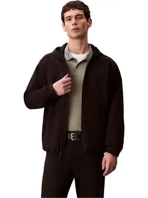 Calvin Klein Tech Windbreaker Jacket - Black