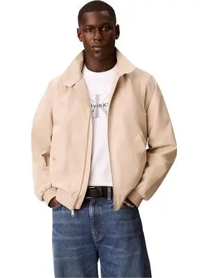 Calvin Klein Classic Harrington Jacket - Plaza Taupe