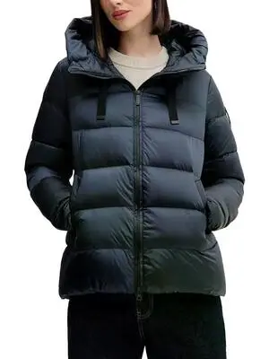 BOMBOOGIE Hooded Down Jacket - Blue