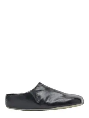 MAISON MARGIELA Leather Clogs - Black