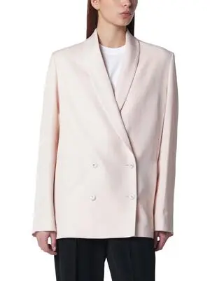 Loulou De Saison Oversize Double-breasted Jacket - Pink