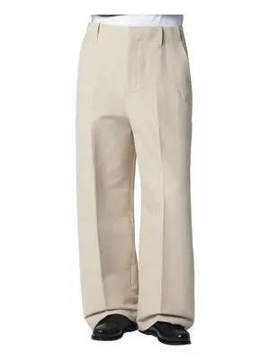 Jacquemus Pastro Cotton Canvas Trousers - Beige