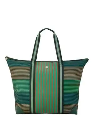 PIP STUDIO Tilda Striped Tote Bag - Green