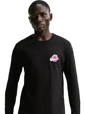 Nike Essential Long-sleeve Basketball T-shirt - Black