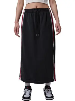 JORDAN Flight Fleece Skirt - Black