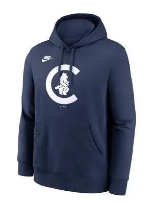 Nike Chicago Cubs Cooperstown Logo Club Mlb Pullover Hoodie - Blue
