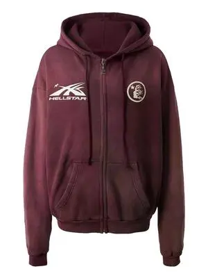HELLSTAR Hooded Zip-up - Red