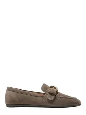 Cole Haan Grand Ambition Alette Buckle Loafers - Deep Olive