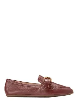 Cole Haan Grand Ambition Alette Buckle Loafers - Mahogany