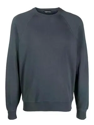 TOM FORD Crewneck Long-sleeve Jumper - Blue