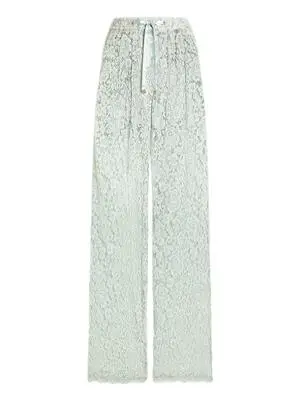 Dolce & Gabbana Lace Trousers - Green