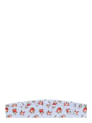 Dolce & Gabbana Small Rose-print Poplin Bandana - Multicolor