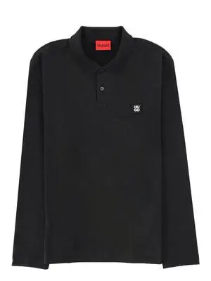 Hugo Long-sleeves Polo Shirt - Black