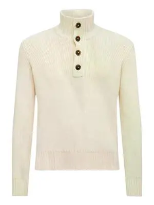 TOM FORD Button Detailed High-Neck Sweater