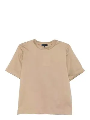 Soeur Ama Cuffed T-shirt - Neutrals