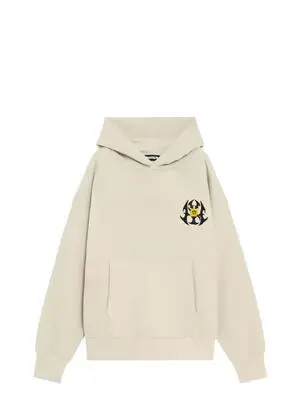 BARROW Printed Drawstring Hoodie - Neutrals