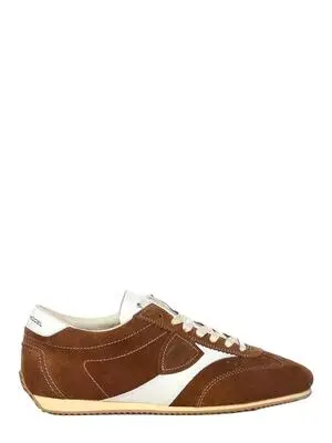 Philippe Model Suede Panelled Sneakers - Brown