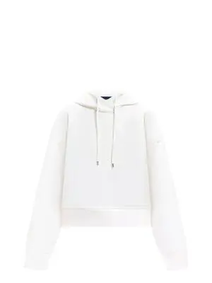 Sportmax Long-sleeve Hoodie - White