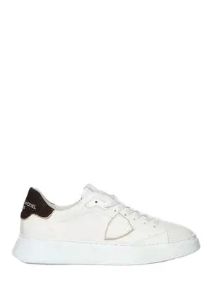 Philippe Model Triangle-detail Panelled Sneakers - White