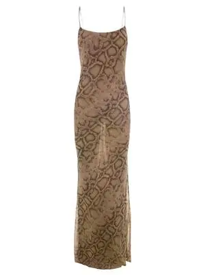 ANDAMANE Python Print Column Dress