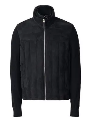 Mackage Landen Mixed-media Jacket - Navy