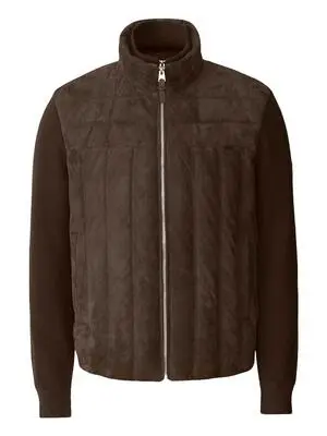 Mackage Landen Mixed-media Jacket - Umber