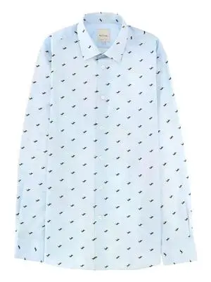 Paul Smith Patterned Shirt - Blue