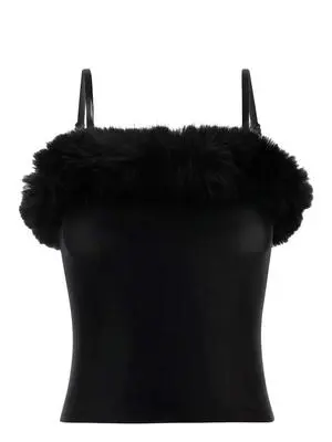 Balenciaga Square-neck Tank Top - Black