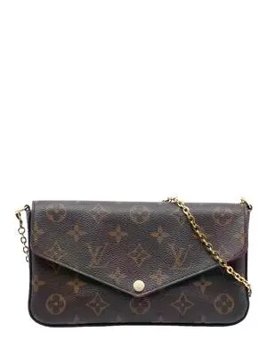 LOUIS VUITTON Monogram Pochette Felicie - Brown