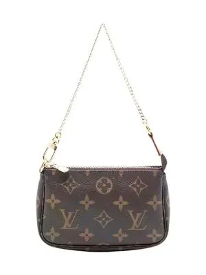 LOUIS VUITTON 2020 Monogram Mini Pochette Accessoires - Brown