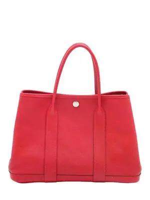 Hermès 2017 Garden Party TPM Tote Red