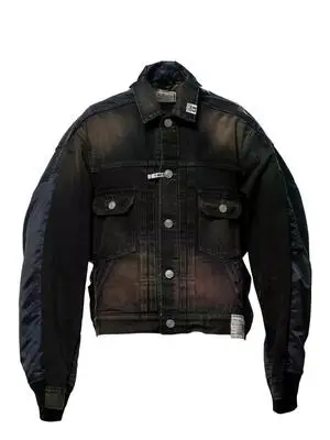 Mihara Yasuhiro Paneled Denim Jacket - Black