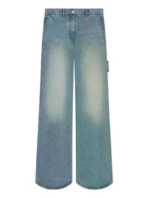 COURREGES Logo-patch Trousers - Blue