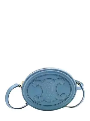 Celine Triomphe Oval Mini Crossbody Bag - Blue